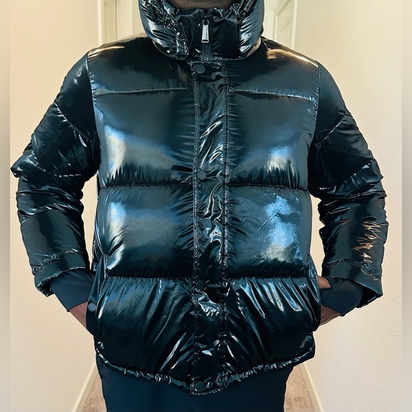 Jackets & Coats | Metallic Black Jacket | Poshmark